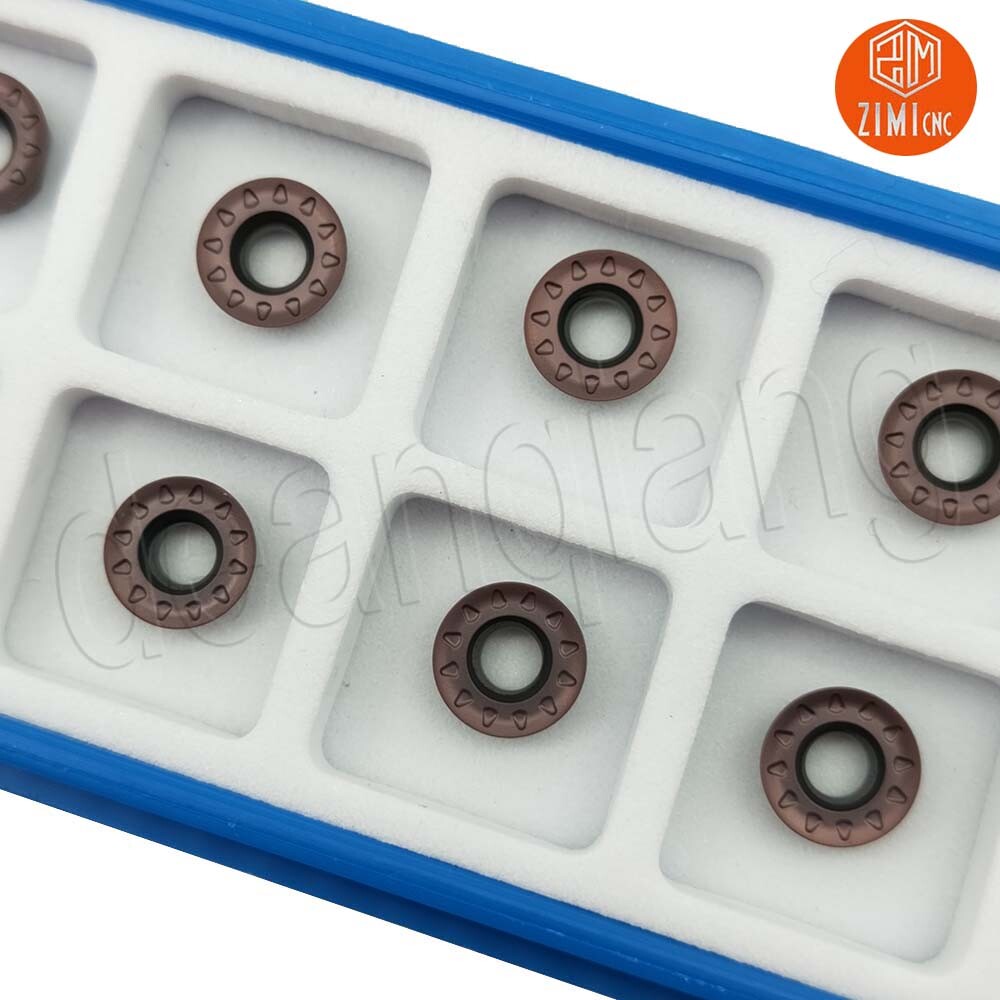 10p RPMT08T2 / RPMT08T2MOE-JS MM25 CNC machine tools Inserts tungsten ...