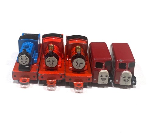 VINTAGE LOT 5 Thomas the Tank Engine ERTL Diecast Miniature Bertie ...
