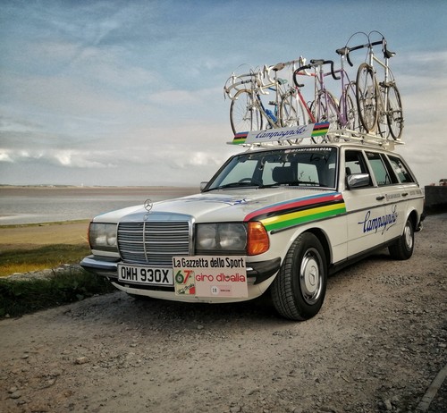 Mercedes 280TE S123 Classic Estate Campagnolo Cycling Team Car Tribute ...
