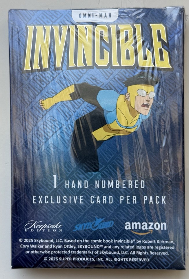 SDCC 2025 Exclusive Keepsake Cards Invincible Omni-Man Dual Laser ...