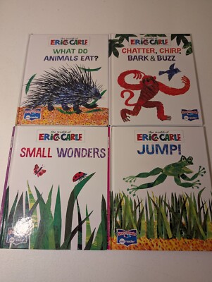 Lot of 4 Eric Carle Story Reader Me Reader Books - Small Wonders, Jump ...