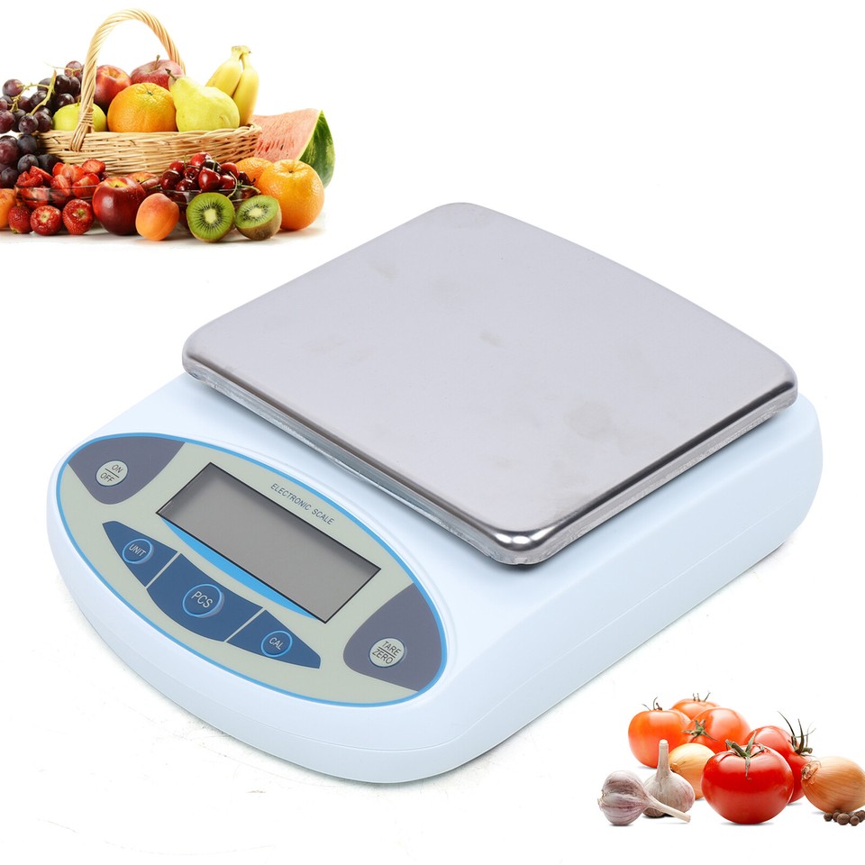 5Kg/ 0.01g Lab Analytical Balance Digital Precision Weighing Scale ...