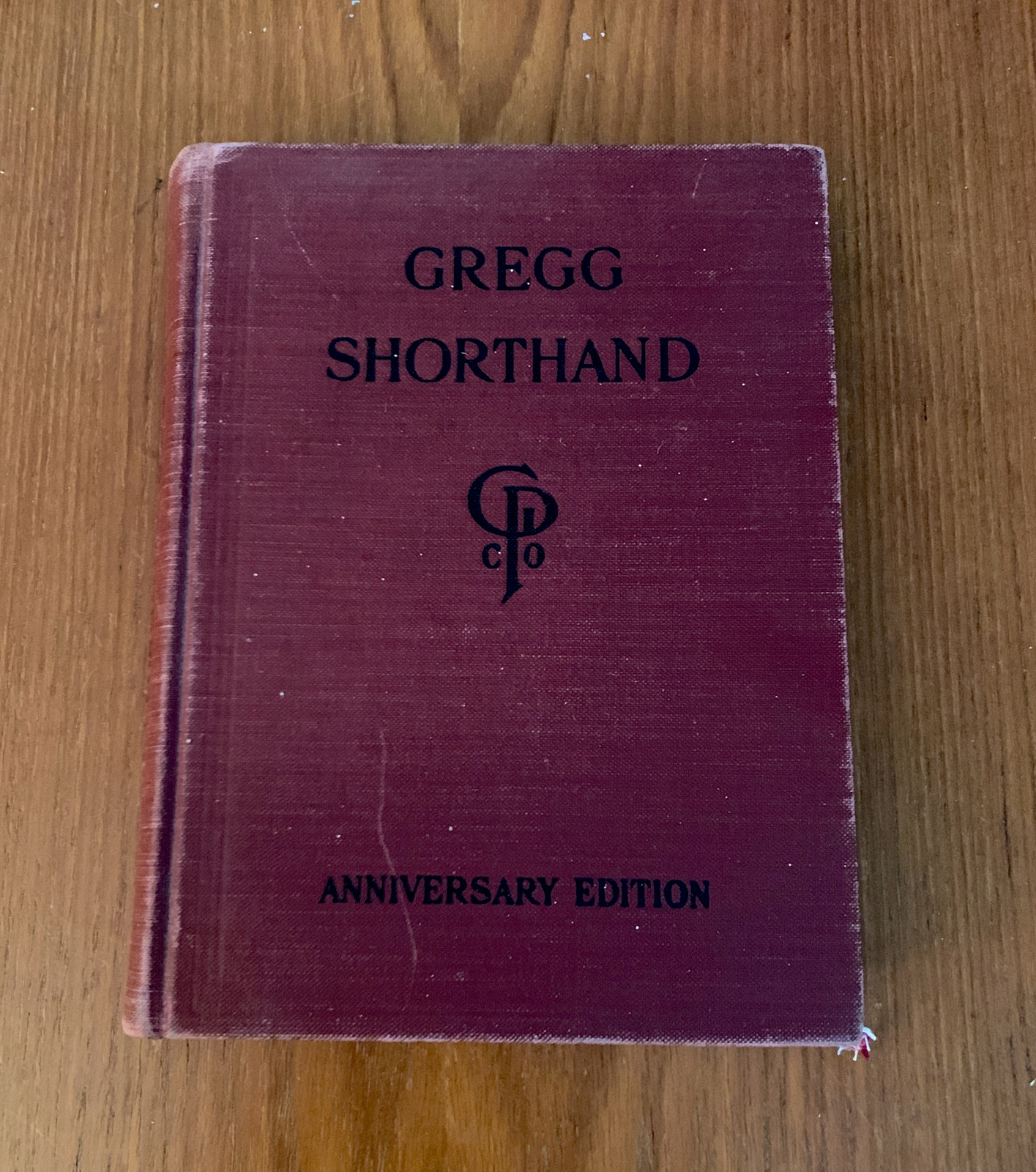 Vintage 1929 Hardcover Gregg Shorthand Anniversary Edition John Robert ...