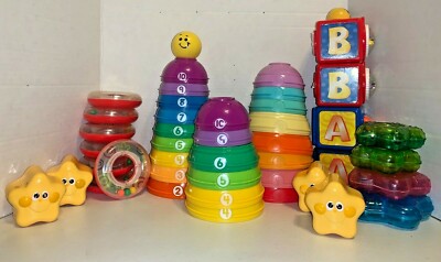 Fisher Price REPLACEMENT Pieces - Stacking Toys & Stacking Nesting Ball ...