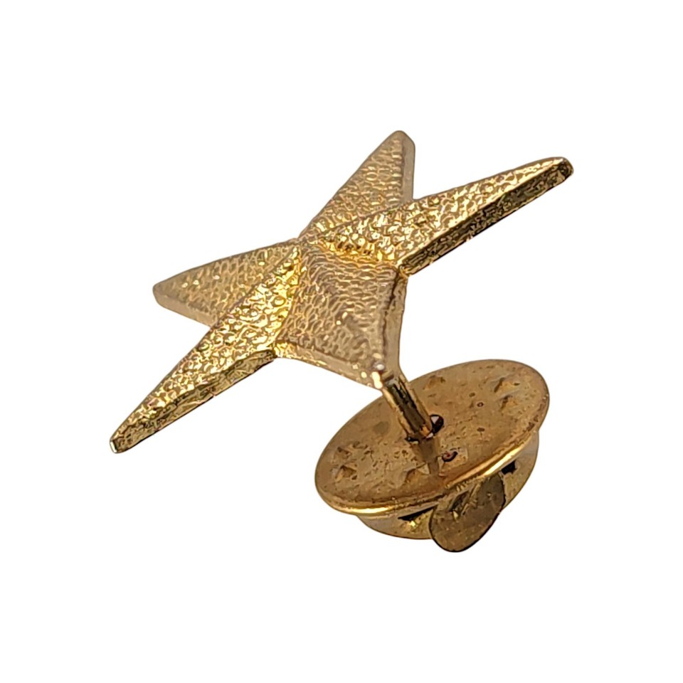 Vintage Gold Tone Star Lapel Pin | eBay
