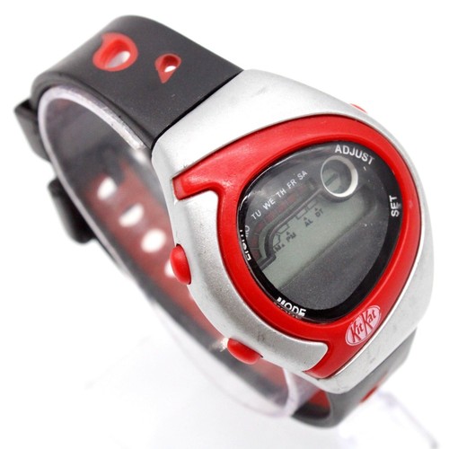 Vintage Kit Kat Digital Watch Mens Gray Stainless Steel Retro Alarm ...
