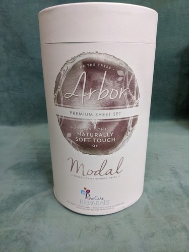 New Purecare ELEMENTS Arbor Premium Modal white Full Sheet Set NIB see ...