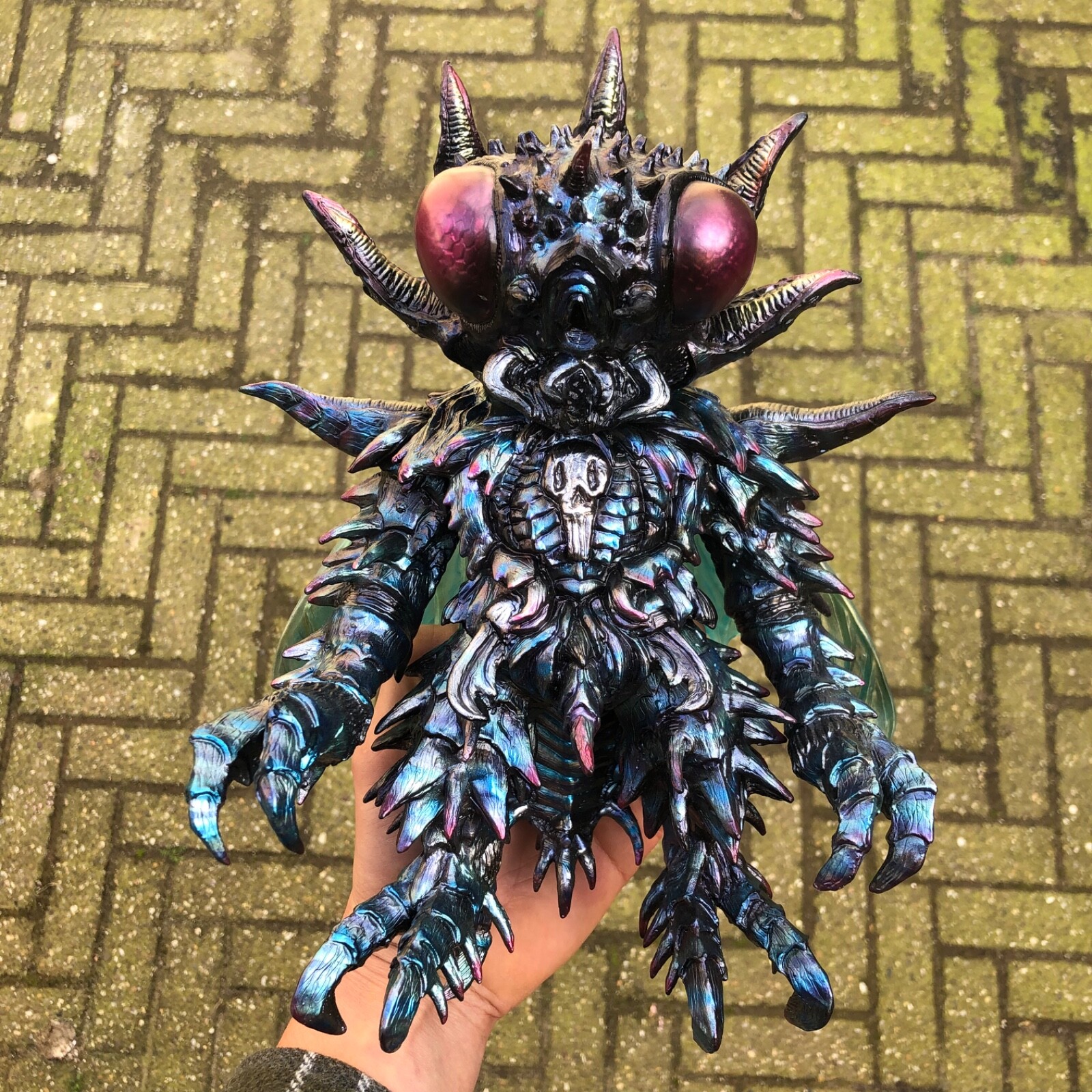 Karzworks 1/1 FLY kazumitsu Akamatsu SIGNED Marmit SkullHeadButt Sofubi ...