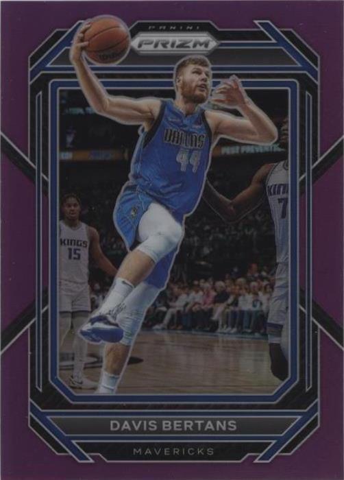 2022-23 Panini Prizm - Davis Bertans #189 Purple Prizm /99 for sale ...