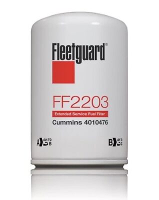 Fleetguard FF2203 Fuel Filter Compatible with Cummins 4010476 (Pack of ...