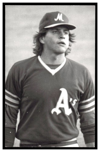 Mark Sinovich Oakland Athletics Vintage Baseball Postcard RD14 | eBay