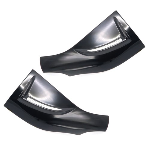 Pillar Front Side Hood Panel Guard Cover Black For Toyota Hiace ...