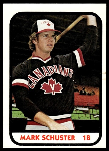 1981 TCMA Vancouver Canadians Mark Schuster Vancouver Canadians #5 | eBay