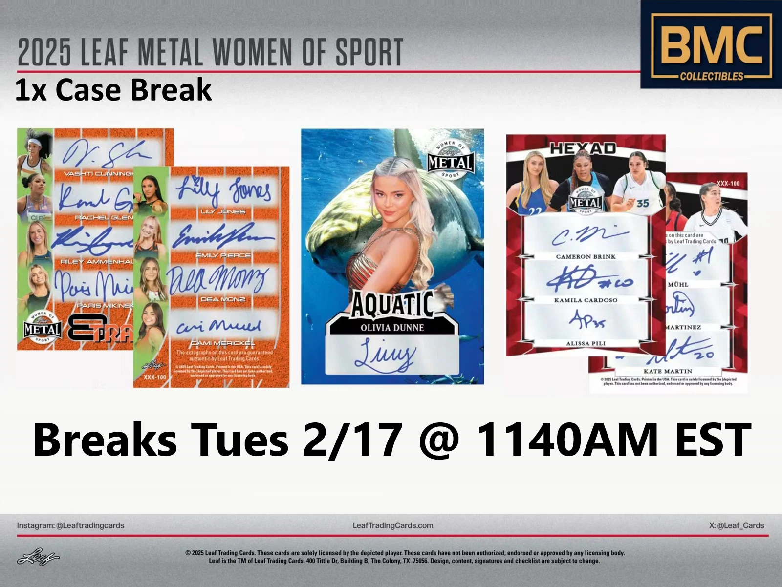 Joy Fawcett 2025 Leaf Women of Sport Multi-Sport 1x Case Break #28 | eBay