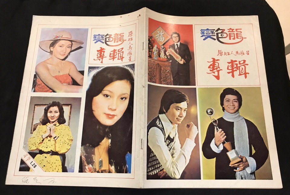 70's Hong Kong RTV TV Series magazine Ma Man Yee 馬敏兒 蔡瓊輝 潘志文 劉志榮 粵語電視長期 ...