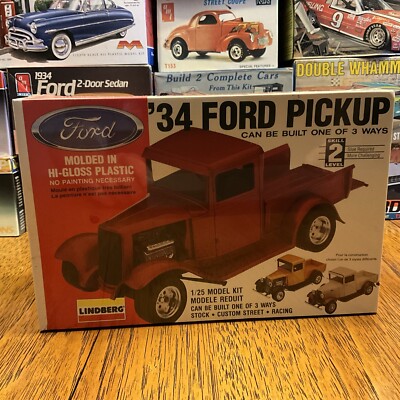 Lindberg 72155 1/25 Scale 1934 Custom Ford Pickup Plastic Model Kit | eBay