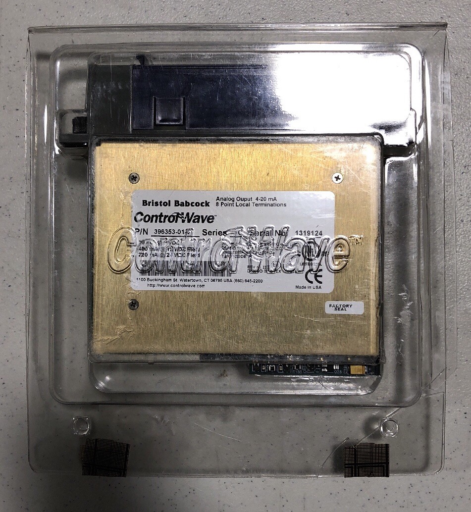 BRISTOL BABCOCK CONTROLWAVE ISOLATED LOCAL ANALOG OUTPUT MODULE 396353 ...