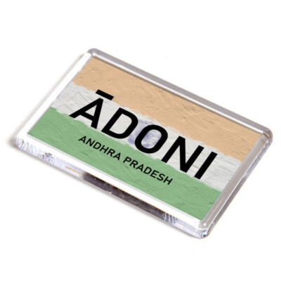 FRIDGE MAGNET - Adoni - Andhra Pradesh - India Flag | eBay