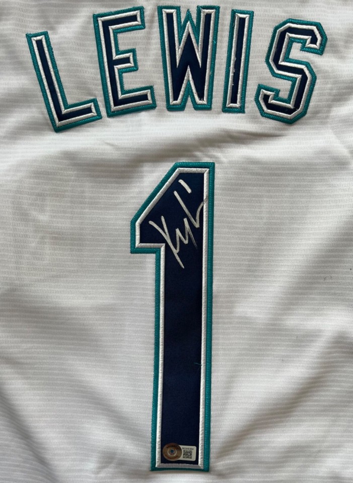Kyle Lewis Autographed Signed SEATTLE MARINERS Jersey Beckett BAS COA ...