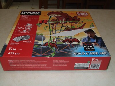 K'NEX - T Rex Fury Roller Coaster Building Set - Not Complete | eBay