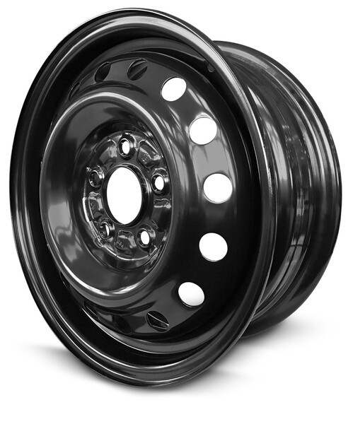 Wheel For 2007-2012 Hyundai Elantra 15 inch 5 Lug Black Steel Rim Fits ...