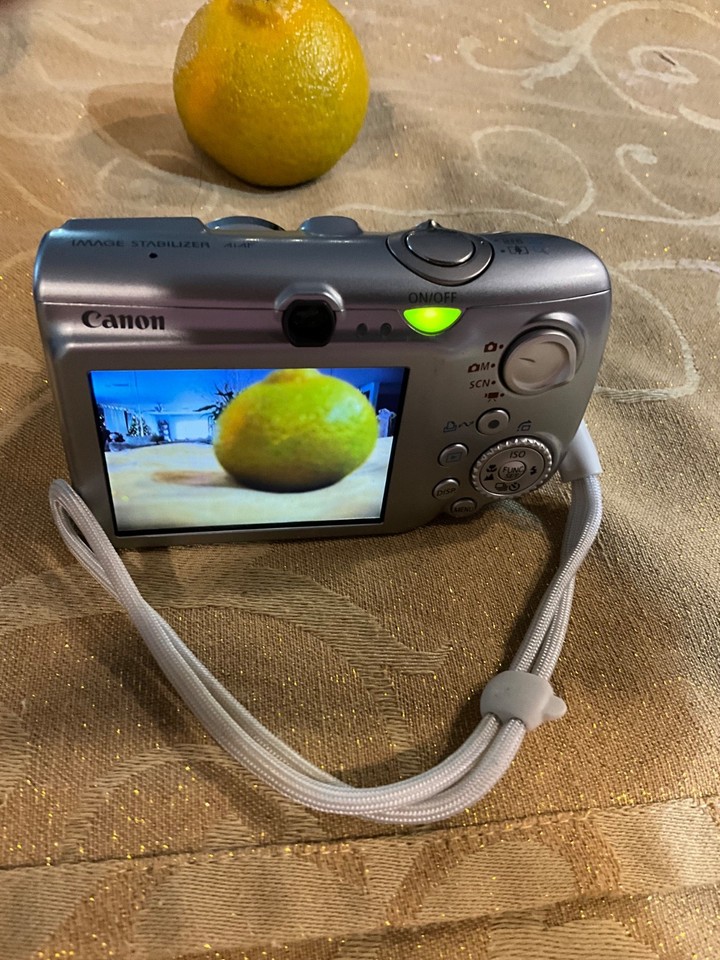 Canon SD890IS Elph PowerShot 10MP Digital Camera Silver+case,charger ...