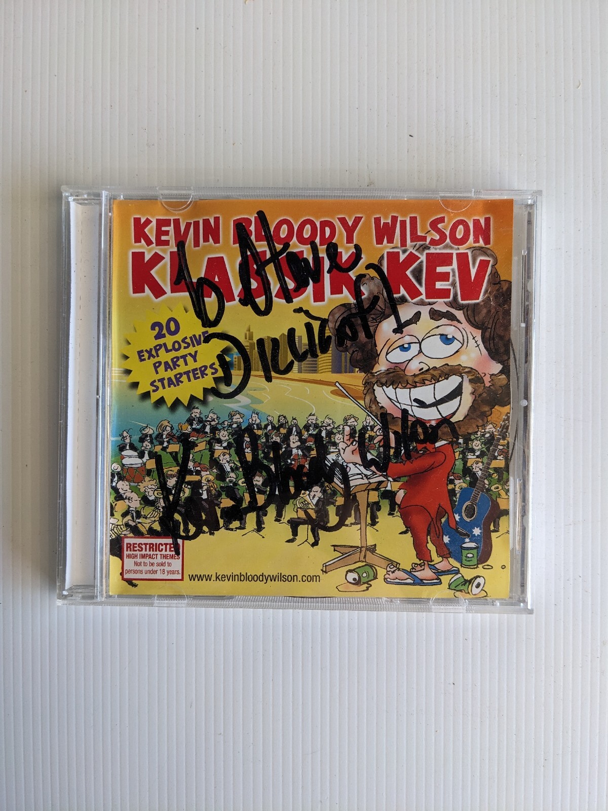 Kevin Bloody Wilson – Klassik Kev CD – Signed On Front Cover Insider ...