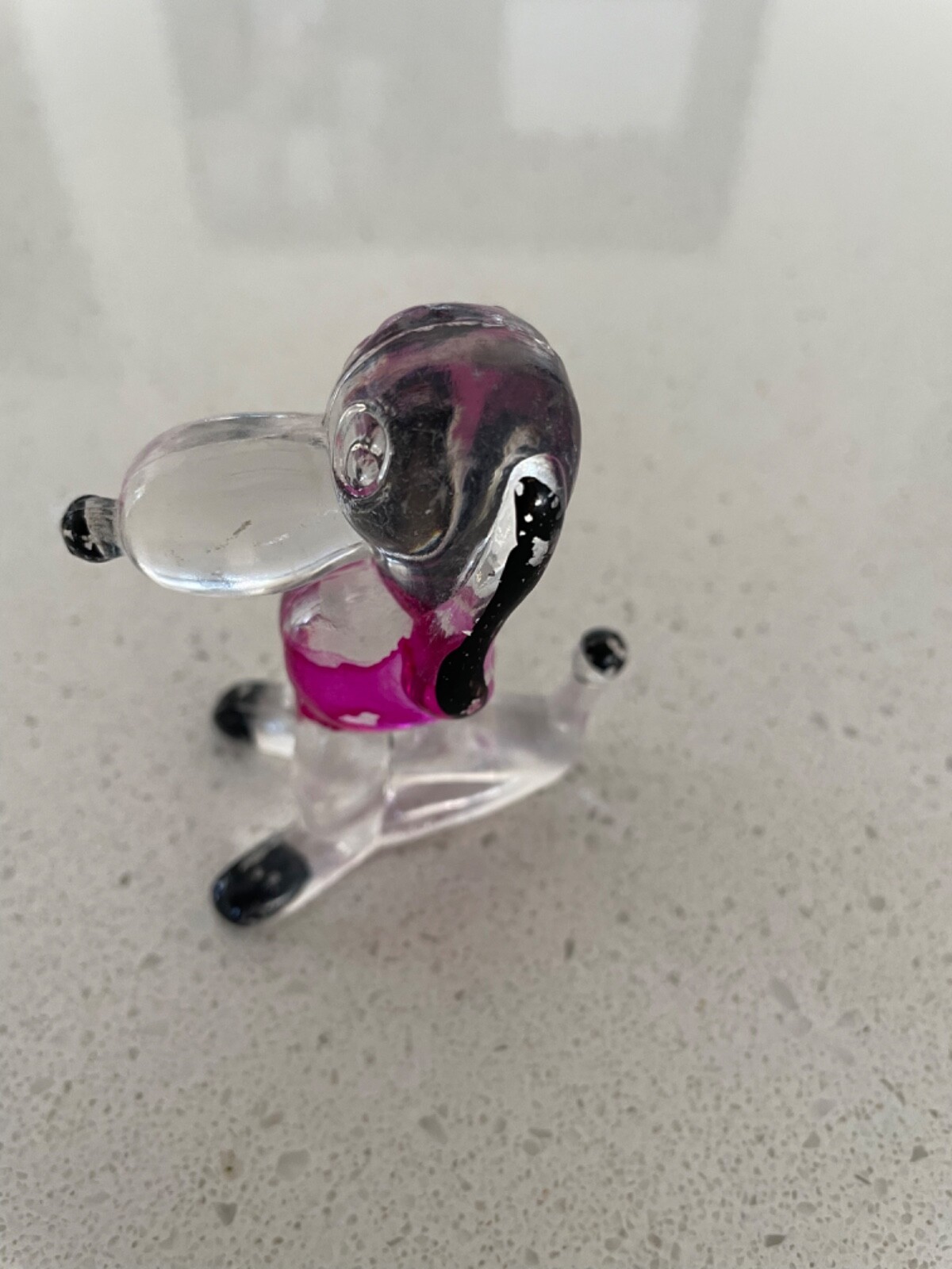 Vintage 1970 Crystalite Pets Figurines Hong Kong Cat, Snoopy Dog x2 ...