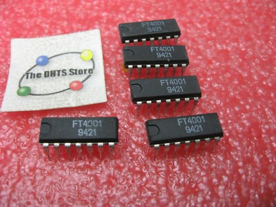 FT4001 Fortech CMOS Quad 2-Input NOR Gate IC Plastic 4001 - NOS Qty 5 ...