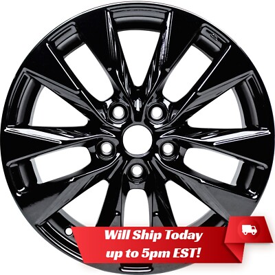 New Set of 4 17" Gloss Black Alloy Wheels Rims for 2013-2019 Nissan ...