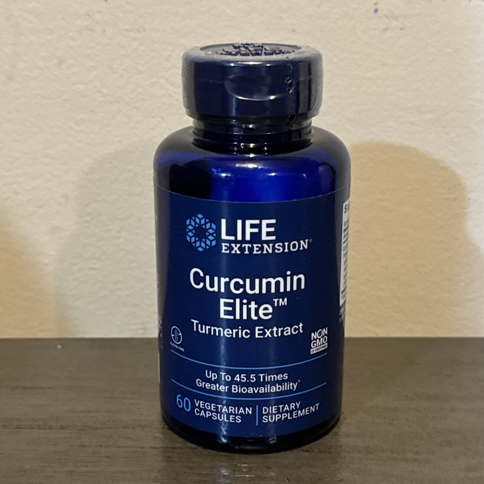 Life Extension Curcumin Elite Turmeric Extract - 60 Vegetarian Capsules ...