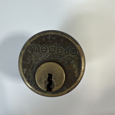 Medeco Brand 5 pin Mortise Cylinder Adam’s Rite Cam, No Key, Used | eBay