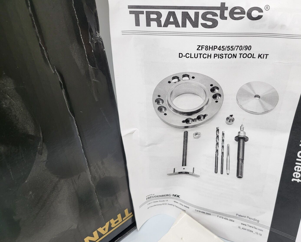 . ZF8HP45, ZF8HP50,850RE Transtec Tool Kit; D-Clutch Bonded Lip Seal ...