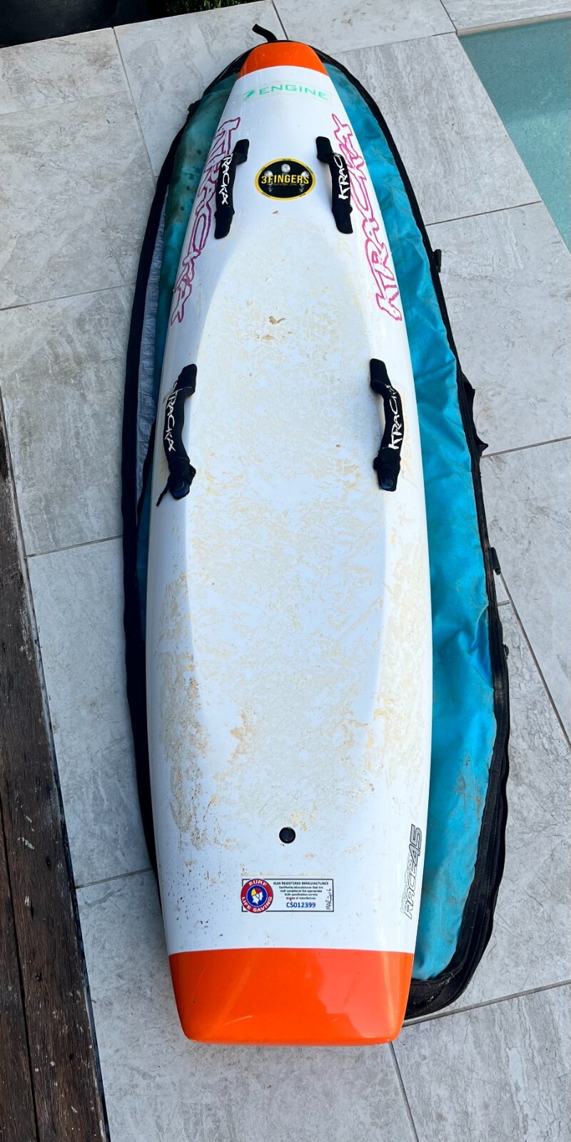 45kg Kracka Nipper Board. Good used condition. Includes board bag ...