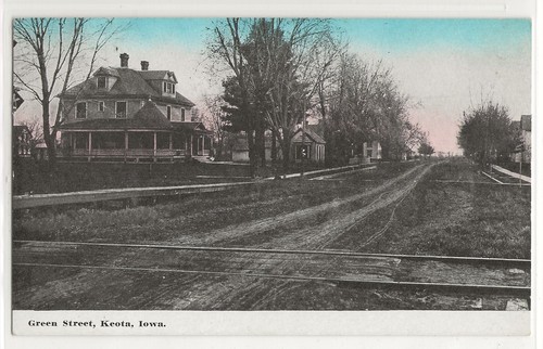 Green Street, Keota, Iowa; Keokuk County, postcard, history % | eBay