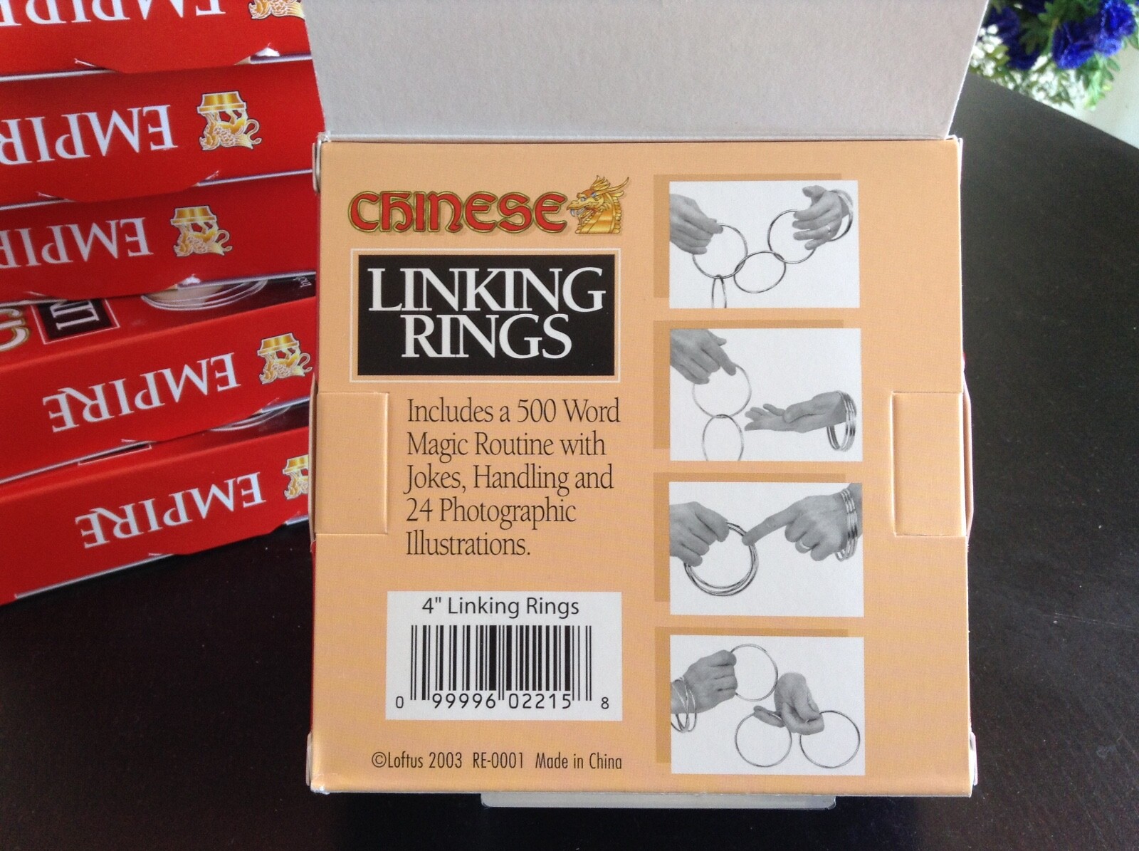 Set of 8 Chinese linking rings magic trick new! | eBay