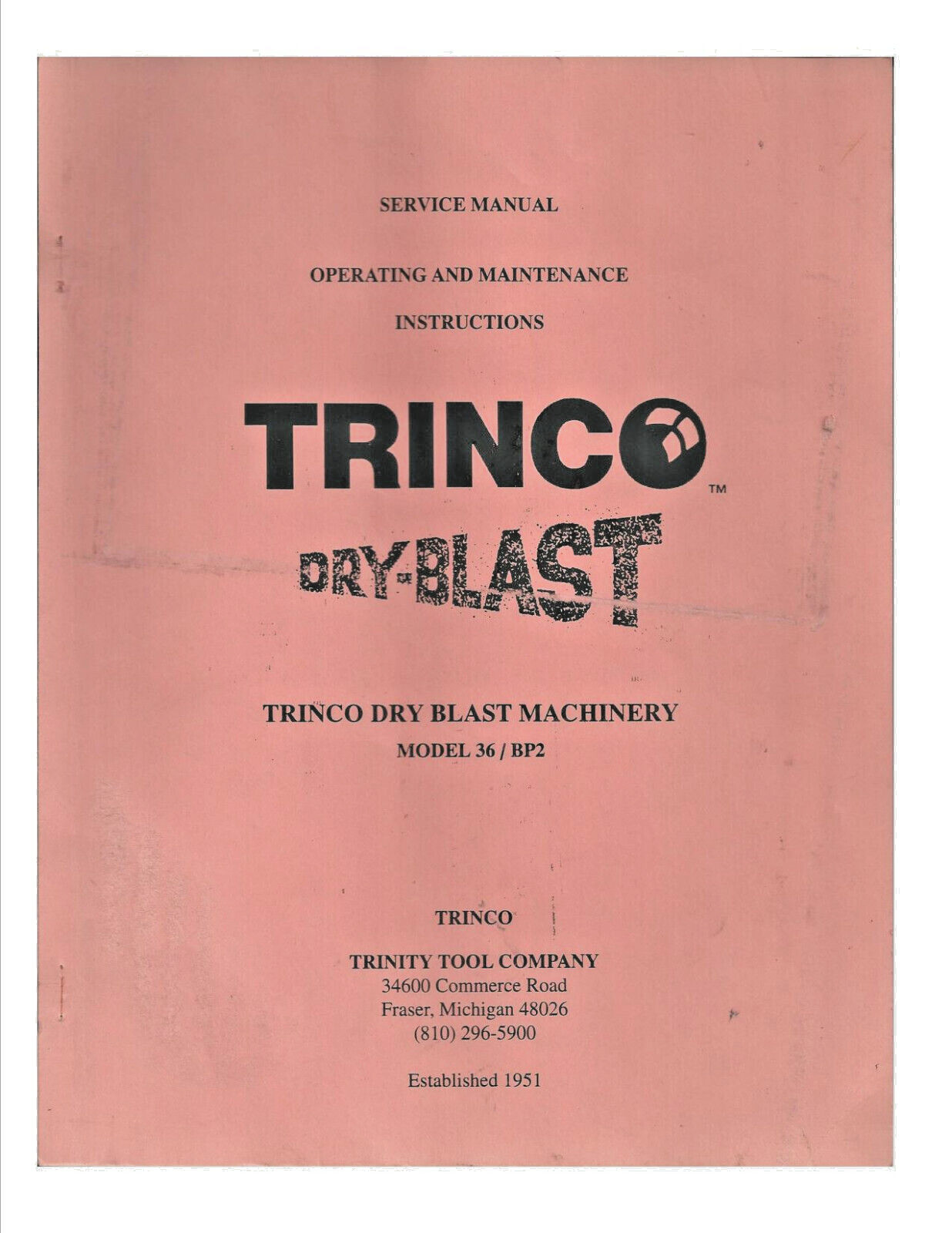 Trinco Blast Cabinet Manual | Cabinets Matttroy