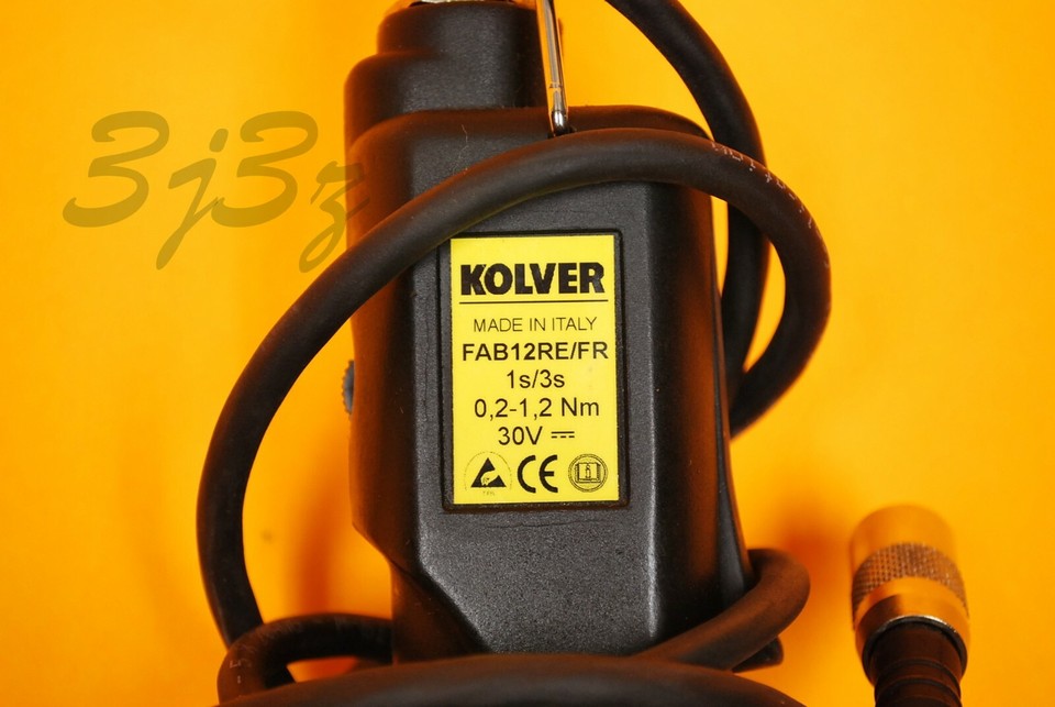 Kolver FAB12RE-FR Kolver Electric Screwdriver and controller connection ...