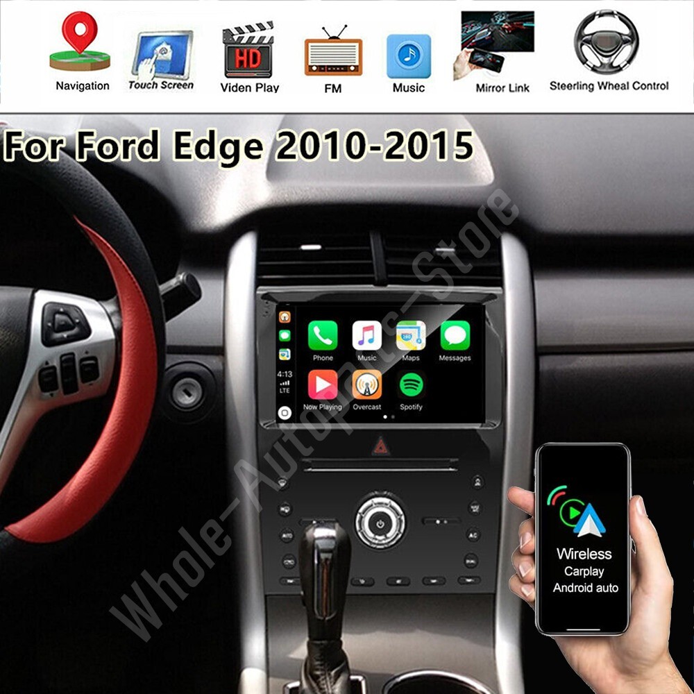 For 2010-2015 Ford Edge 9" Android 13 Carplay Car Stereo Radio GPS Navi ...