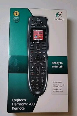 Logitech Harmony 700 Rechargeable universal remote control Brand New ...