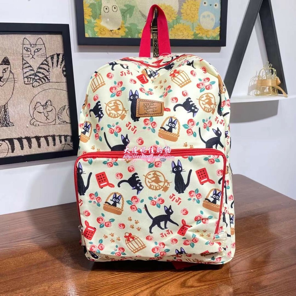 Japan KiKi's Delivery Service JIJI Cat Backpack School bag | eBay