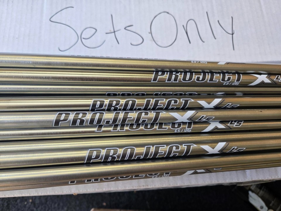 New Rifle Project X LS Set 4-PW (7) 6.0 Stiff flex 120g .355 Taper tip ...