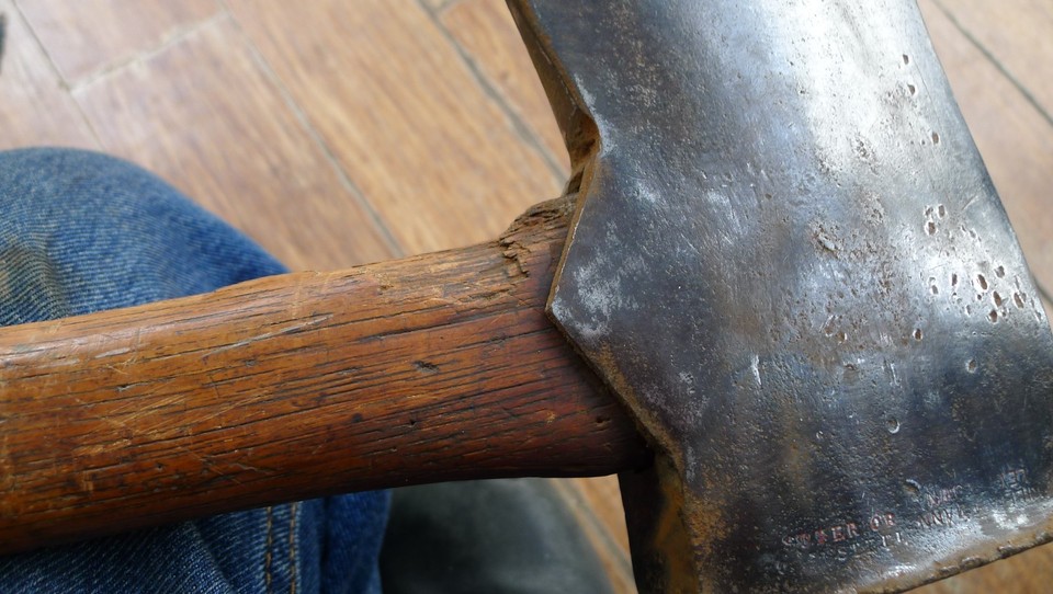 WILLIAM MANN LEWISTOWN, SUPERIOR CAST STEEL, 5 LB 15 OZ AXE, XX | eBay