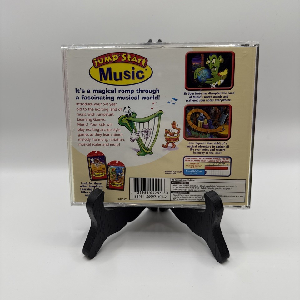 Learning Games: JumpStart Music PC CD-Rom Mac/Windows Educational Game ...