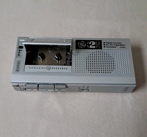 General Electric Micro Cassette Recorder 3-5340A with Case -not fully ...