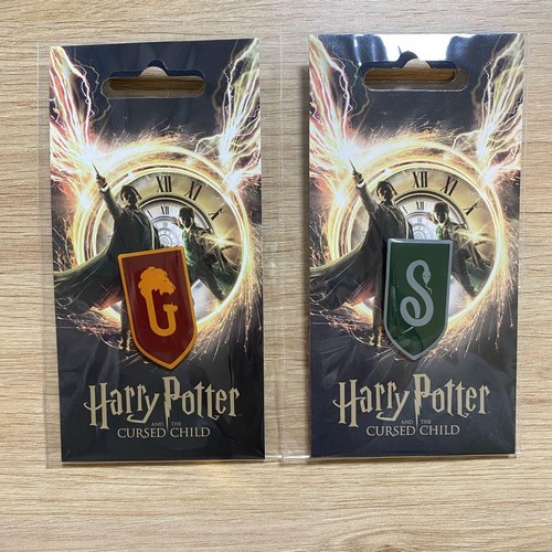 Harry Potter Cursed Child Pin Badge Set - Gryffindor & Slytherin ...