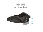 Safety 1st onBoard 35 LT Adjustable Infant Car Seat Base IC289BLKEA | eBay