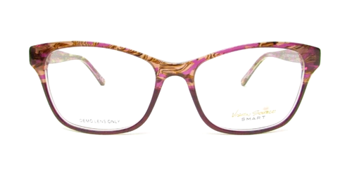 Vision Source Smart Optical Frame with Soft Case PL-217 PRP HM 53/16 ...