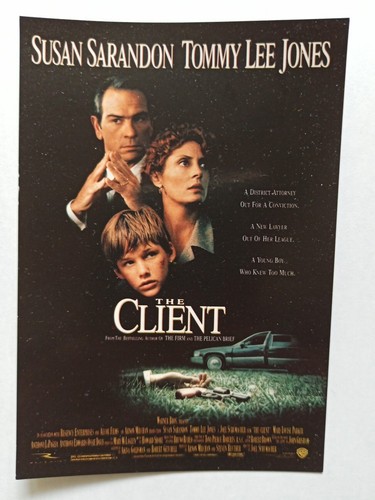 carte postale cinéma film The Client Susan Sarandon Tommy Lee Jones | eBay