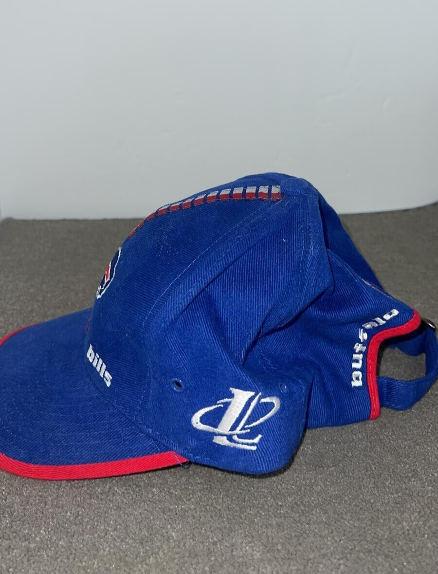 Vintage Buffalo Bills Logo Athletic NFL Strapback Hat Cap Pro Line Blue ...